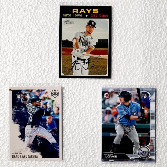 MLB | Other | Tampa Bay Rays 9 Card Lot Bbl 27 | Poshmark